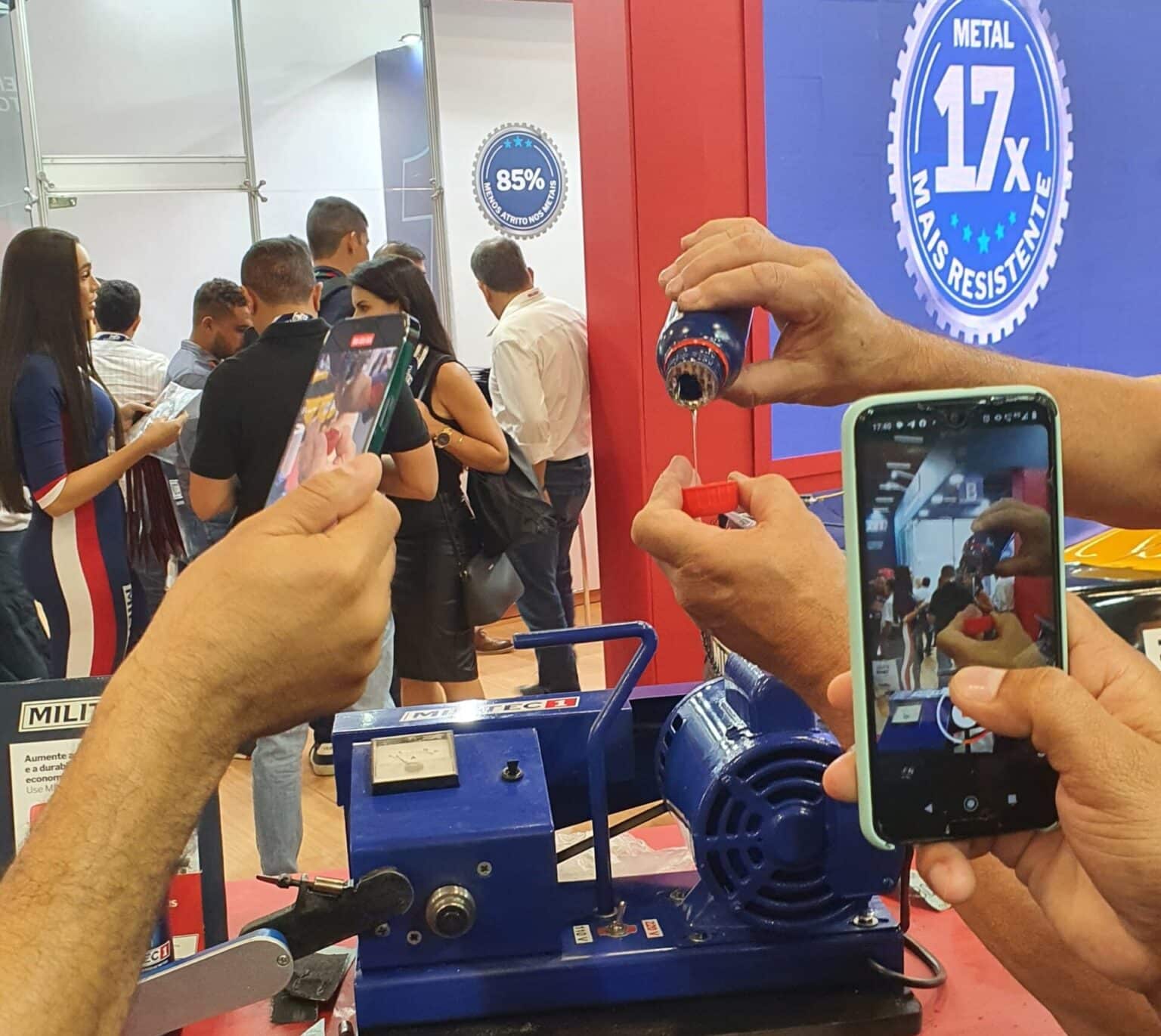 Simulador de Atrito Militec 1 na Automec