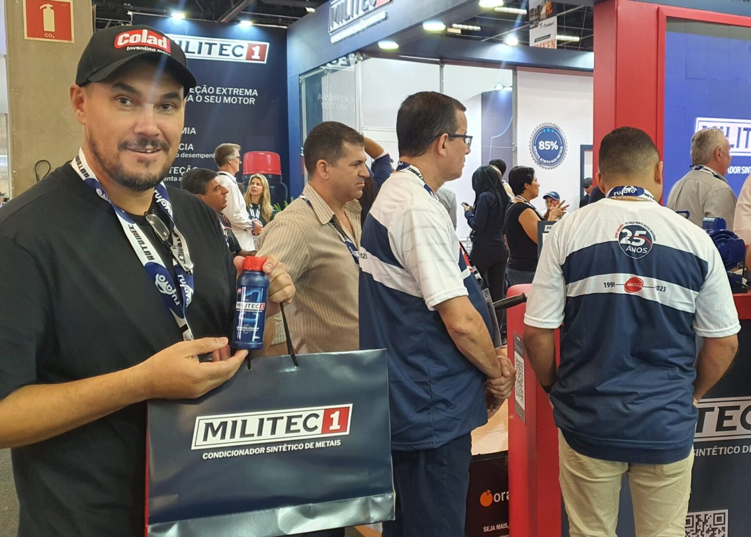 Simulador de Atrito Militec 1 na Automec